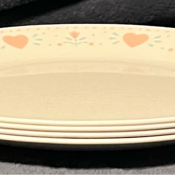 Corelle | Dining | Vintage Corelle Forever Yours Dinner Plate 25 In Set ...